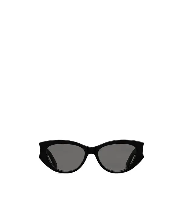 Dior Cat Eye Sunglasses With Gold Cd Logo - Black