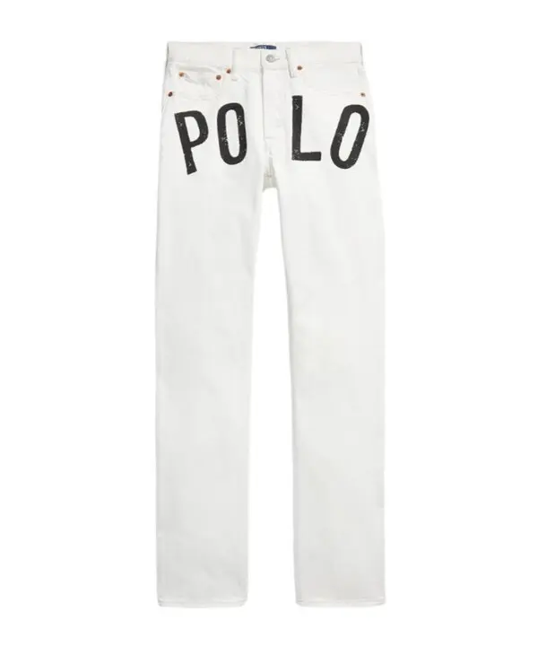 Ralph Lauren Straight Print Trousers