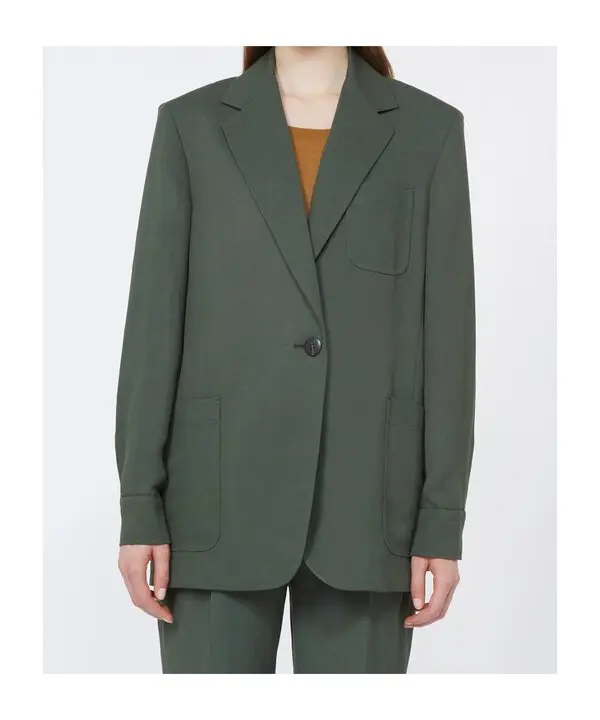 Max Mara Long-sleeved Suit Jacket