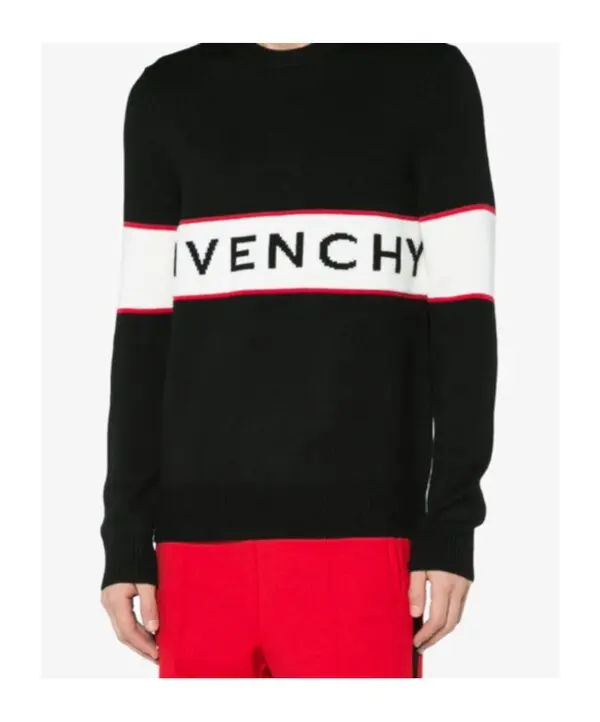 Givenchy Logo Intarsia Knitted Jumper