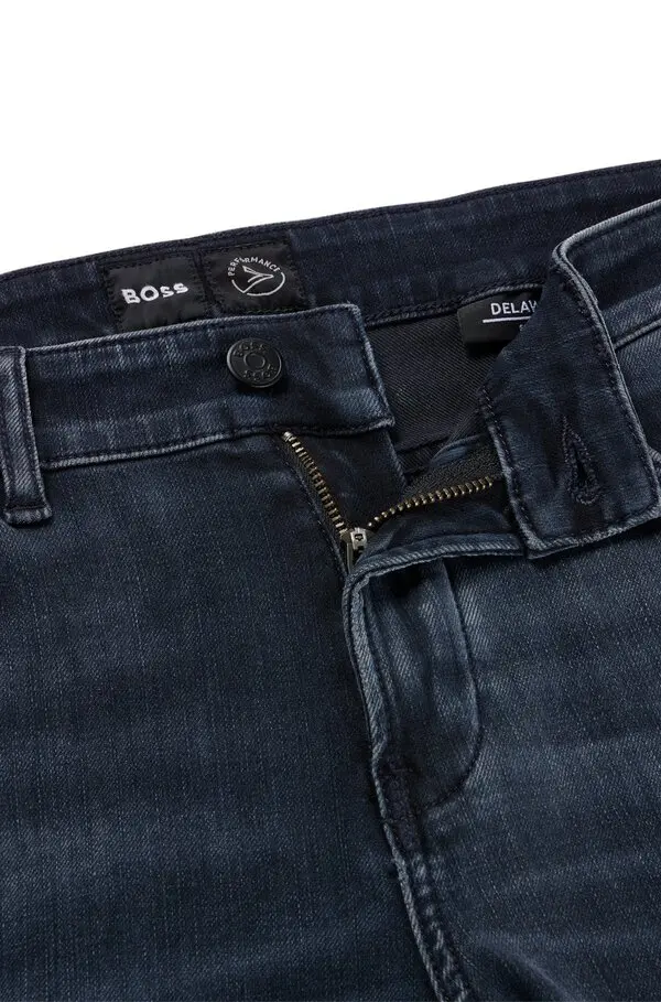 Hugo Boss Logo-patch Cotton Jeans