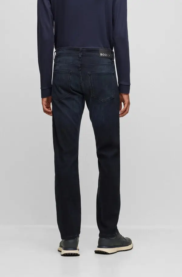 Hugo Boss Logo-patch Cotton Jeans