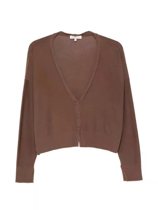 Antonelli Firenze V-neck Cropped Cardigan