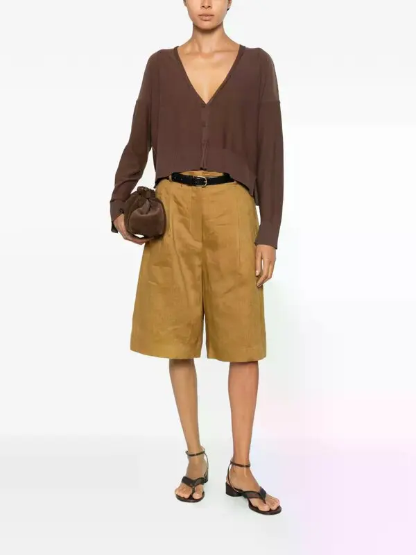 Antonelli Firenze V-neck Cropped Cardigan