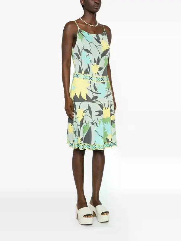 Emilio Pucci Fitted Floral-print Dress