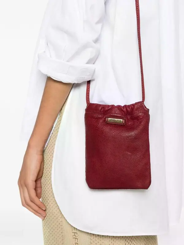 CATERINA LUCCHI Eva Leather Crossbody Bag - Red