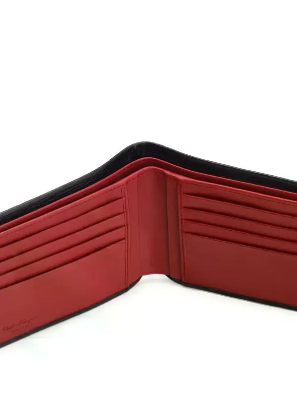 FERRAGAMO Gancini-plaque Leather Wallet