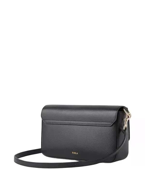 Furla Iride Leather Cross Body Bag - Black