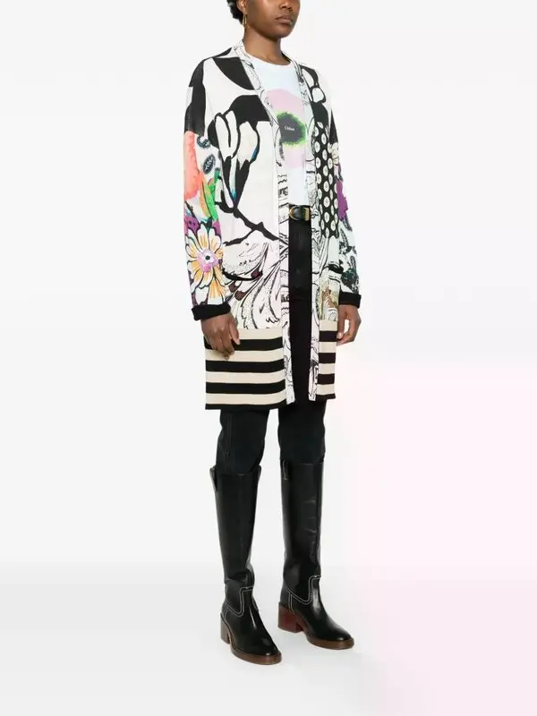 Etro Multicolour Print Coat