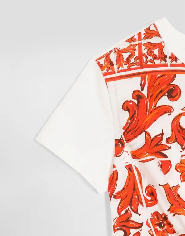 Dolce & Gabbana Majolica Print Jersey T-shirt