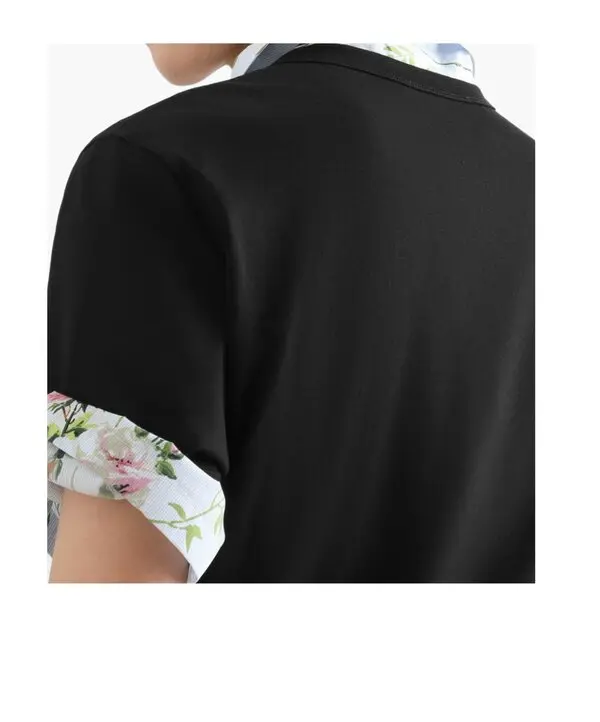 Dolce & Gabbana Cotton T-shirt With Logo Plate - Black