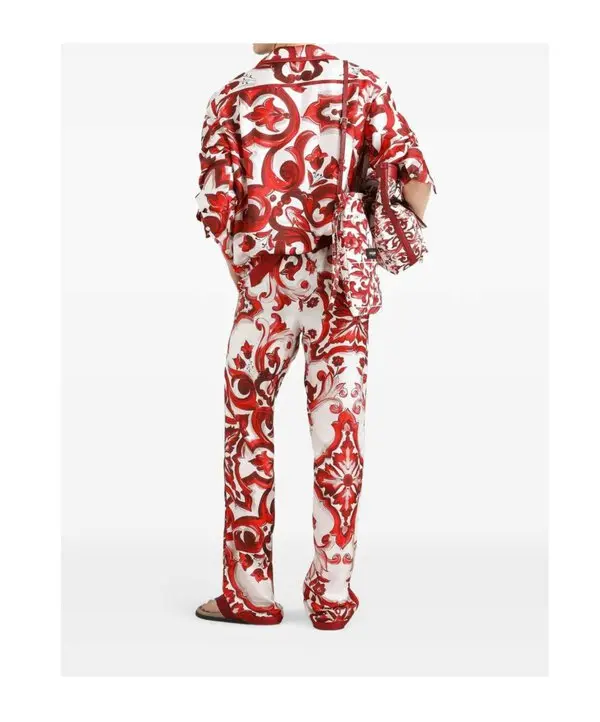 Dolce & Gabbana Majolica-print Vanity Twill Shirt