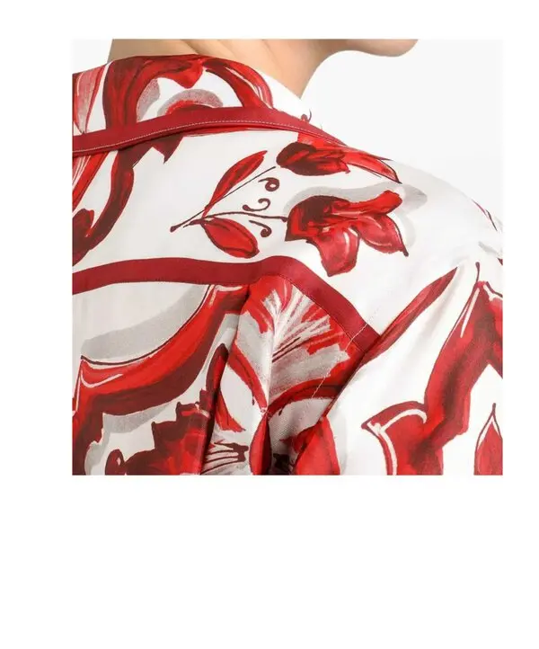 Dolce & Gabbana Majolica-print Vanity Twill Shirt