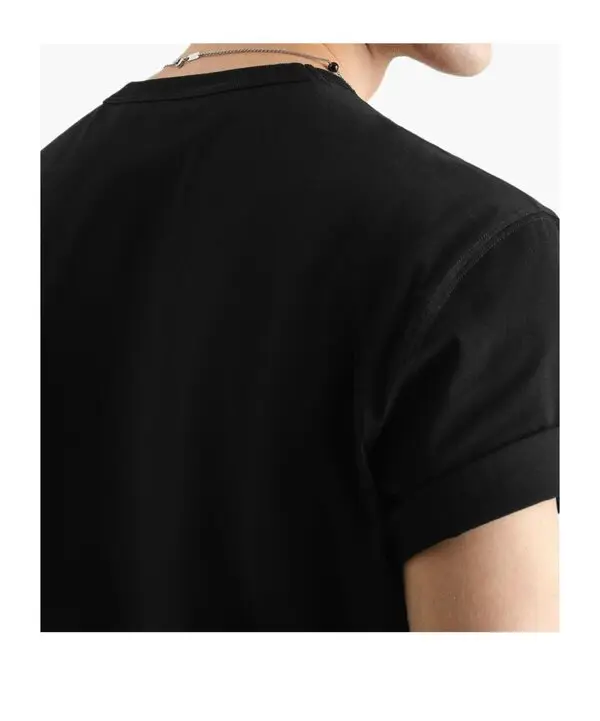 Dolce & Gabbana Dolce Gabbana Logo Embroidered Short-sleeved T-shirt - Black