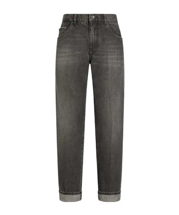 Dolce & Gabbana Denim Trousers - Black