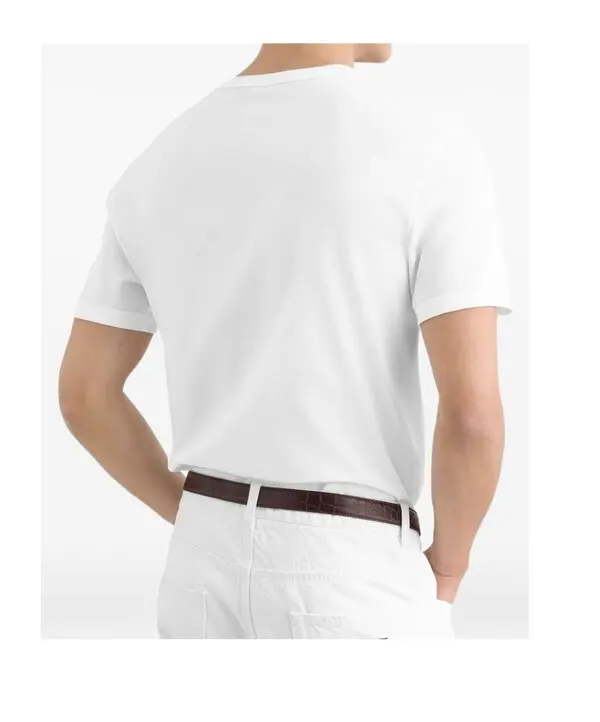 Dolce & Gabbana Cotton T-shirt With Logo Plate