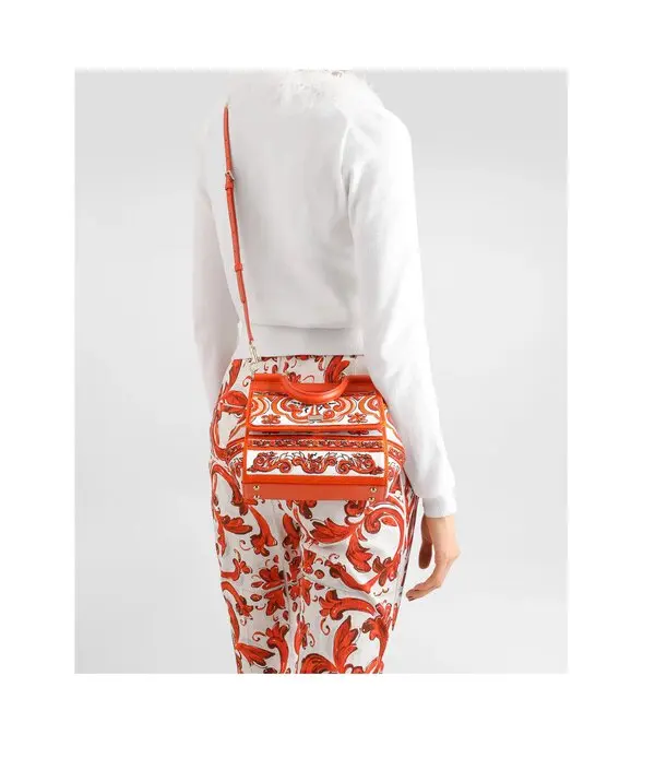 Dolce & Gabbana Small Sicily Handbag With Majolica Embroidery