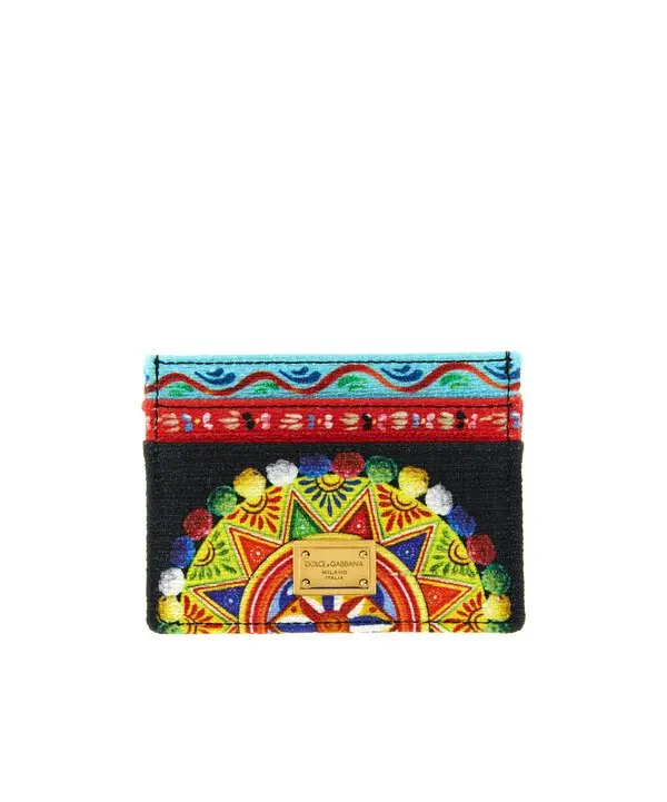 Dolce & Gabbana Carretto Card Holder - Multicolor