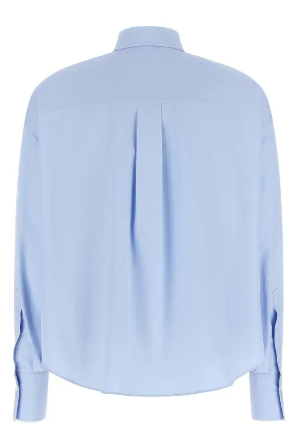 Brunello Cucinelli Long Sleeve Shirt With Monile Piping