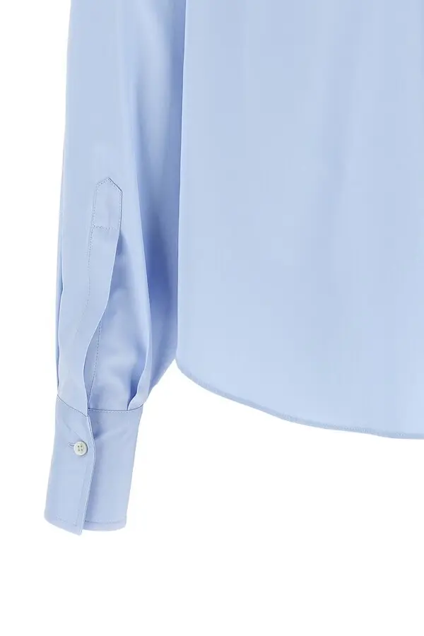 Brunello Cucinelli Long Sleeve Shirt With Monile Piping