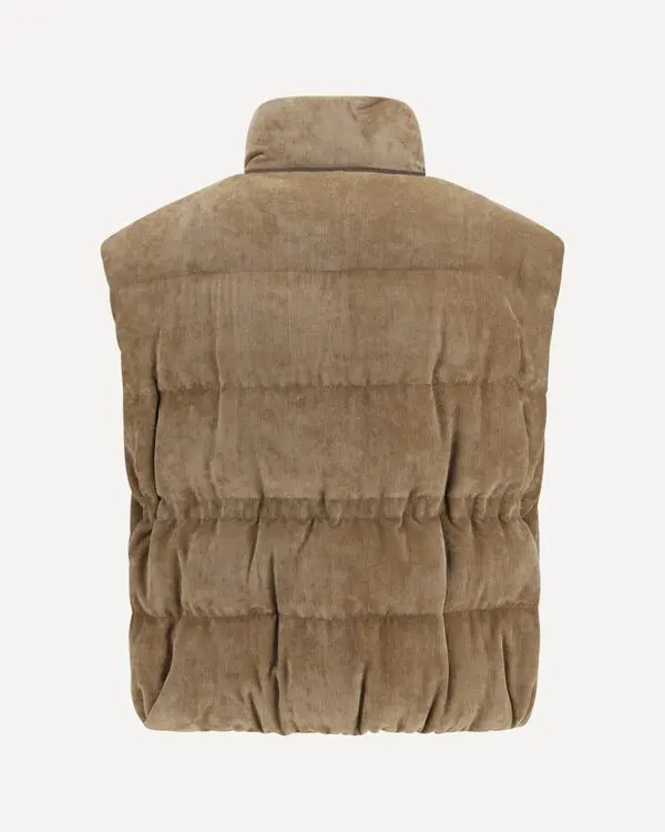 Brunello Cucinelli Corduroy Padded Gilet