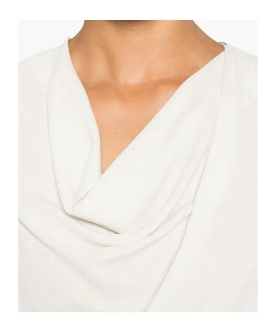 Brunello Cucinelli Sleeveless Draped Neck Maxi Dress