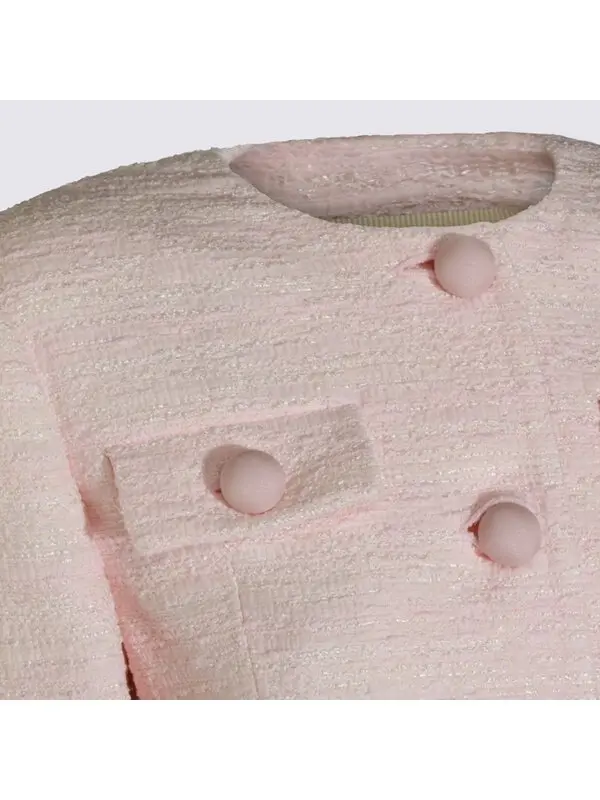 Valentino Garavani Crinkle Cotton Tweed Jacket