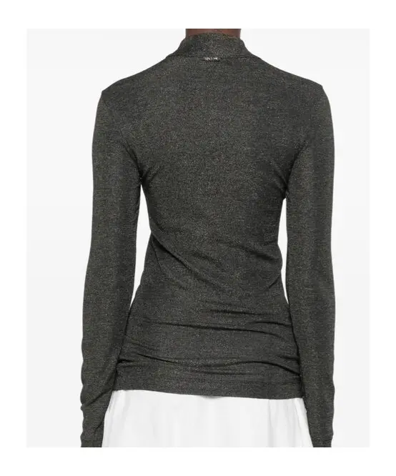 Brunello Cucinelli High Neck Metallic-effect Sweater