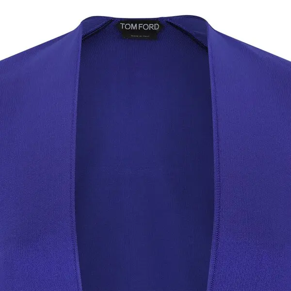 TOM FORD Plunging Neckline Front Slit Maxi Dress