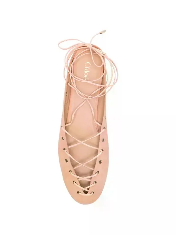 Chloé Ghillies Lace-up Mules