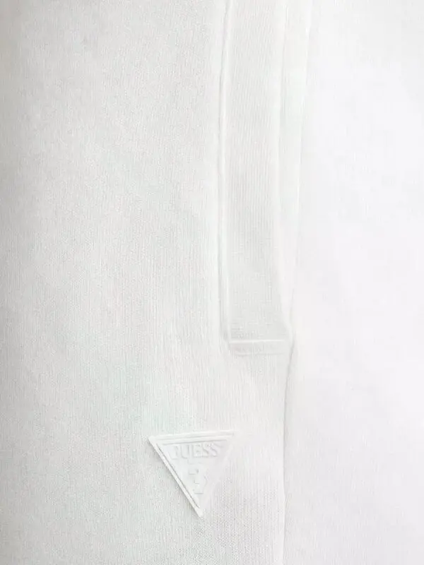 Guess Logo-patch Drawstring Track Pants - White