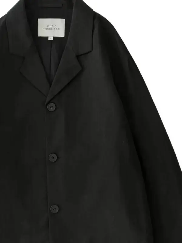 Studio Nicholson Cotton Single-breasted Jacket
