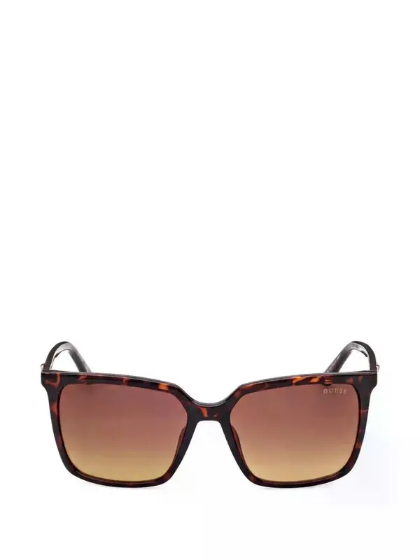 Guess Tortoiseshell-effect Square-frame Sunglasses