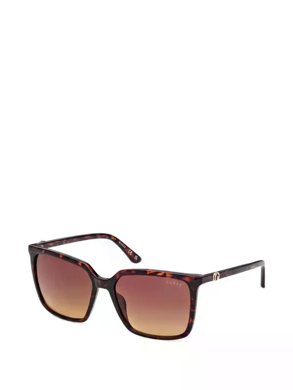 Guess Tortoiseshell-effect Square-frame Sunglasses