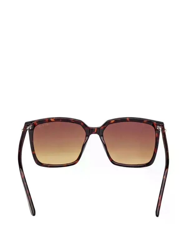 Guess Tortoiseshell-effect Square-frame Sunglasses