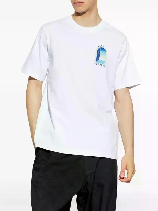 Casablanca Arches Gradient-arch T-shirt