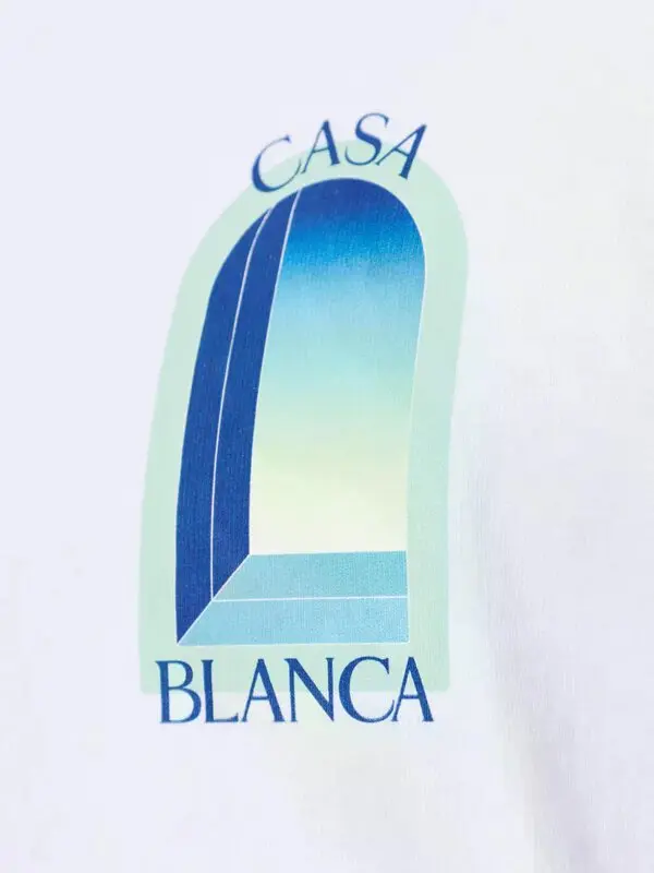 Casablanca Arches Gradient-arch T-shirt