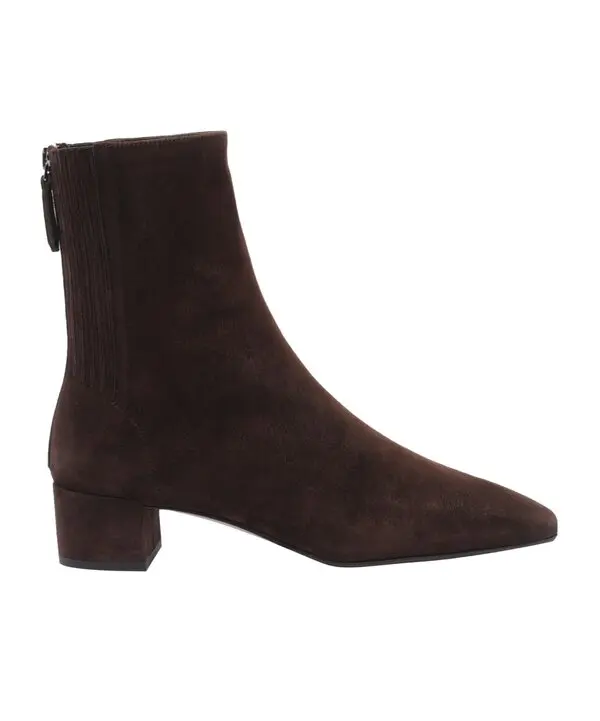 AQUAZZURA Honore Pointed Toe Boots - Brown