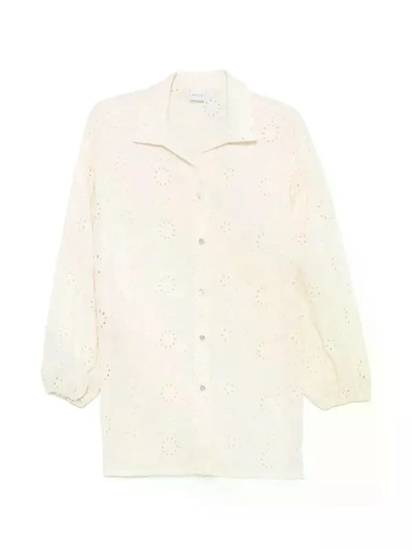 COTAZUR Broderie Anglaise Sequin Embellished Shirt