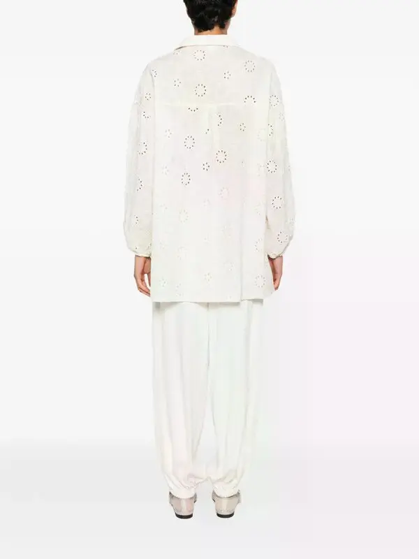 COTAZUR Broderie Anglaise Sequin Embellished Shirt
