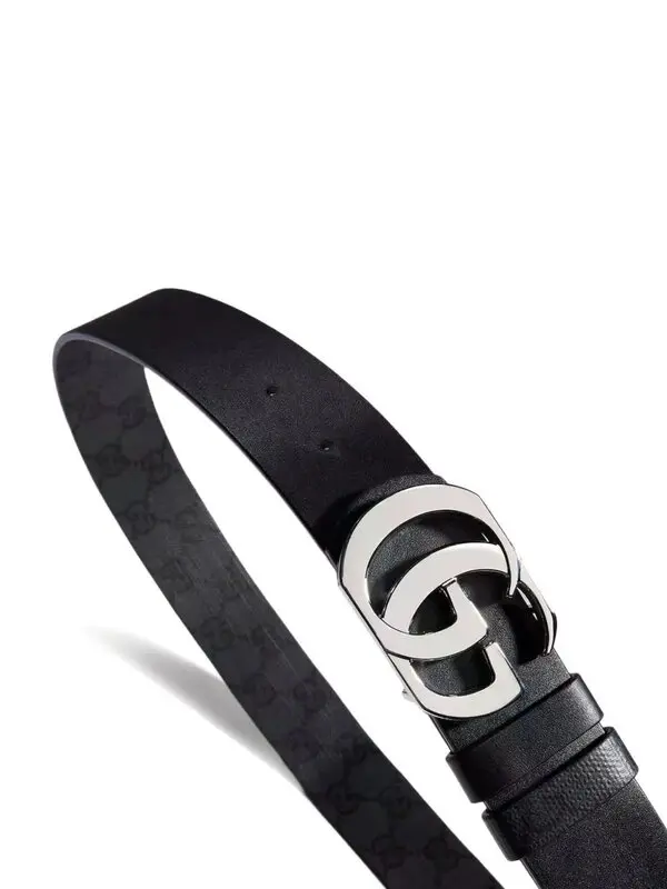 Gucci Double G Supreme Belt - Black