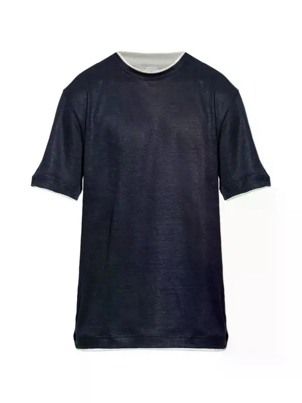 Eleventy Layered-detail T-shirt