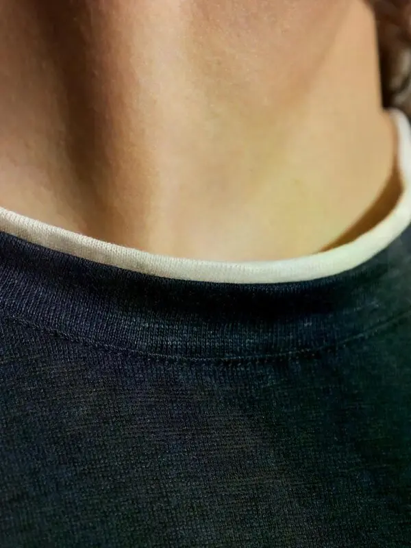 Eleventy Layered-detail T-shirt