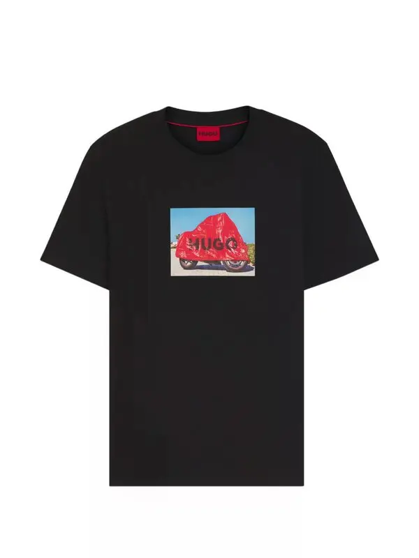 BOSS Dostino Graphic-print T-shirt - Black