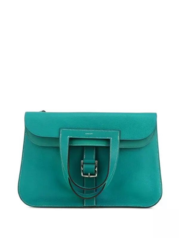 Hermès Halzan Shoulder Bag - Blue