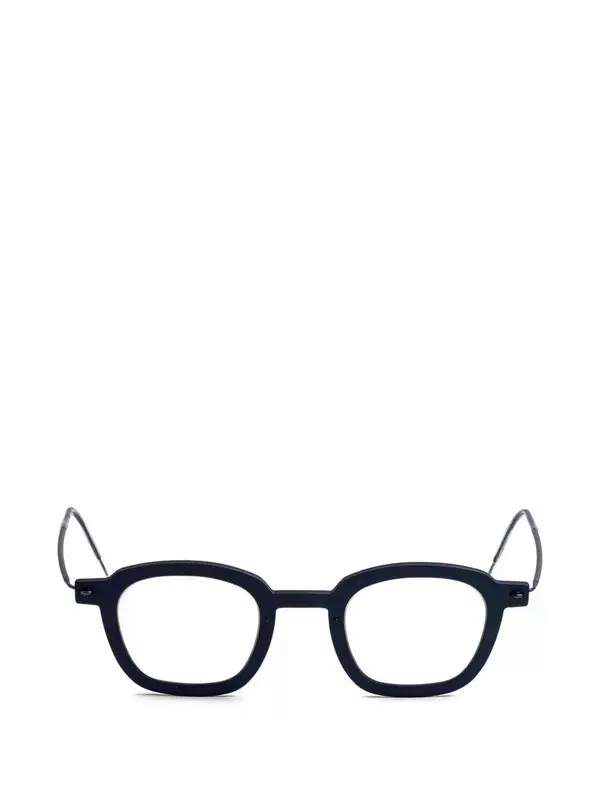 LINDBERG Square-frame Titanium Eyeglasses - Blue