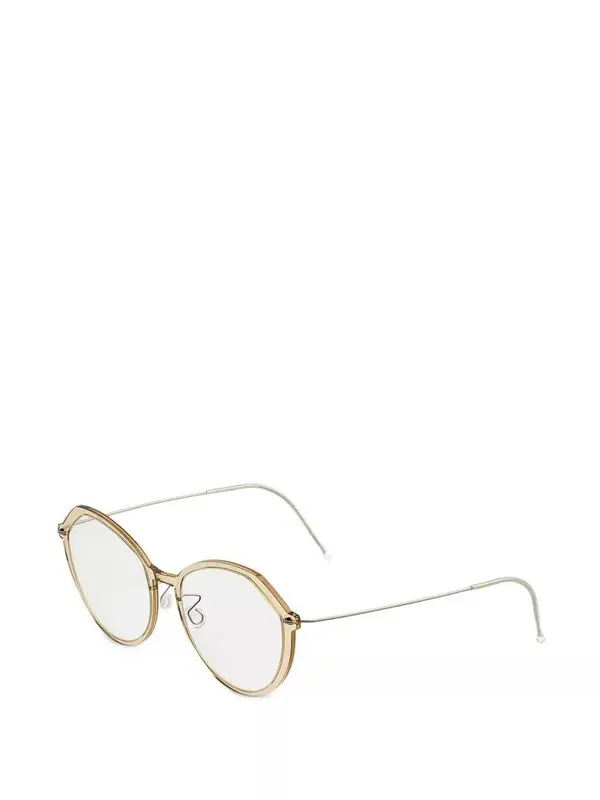 LINDBERG Geometric Frame Titanium Eyeglasses