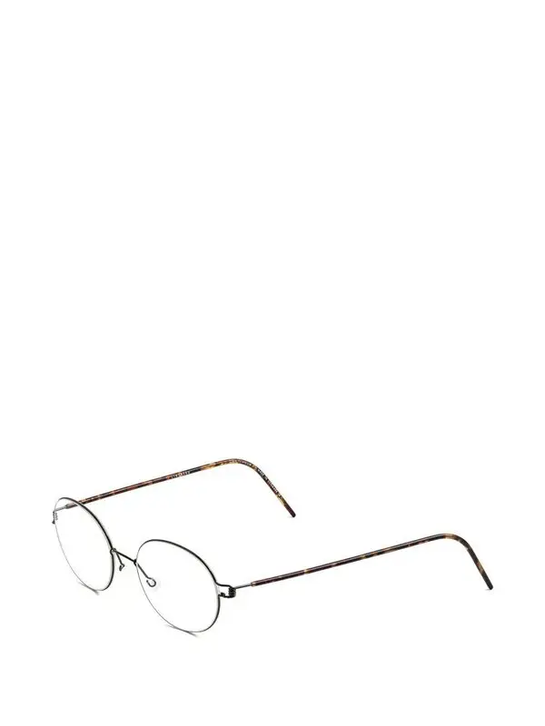 LINDBERG Stefano Round-frame Titanium Eyeglasses - Grey