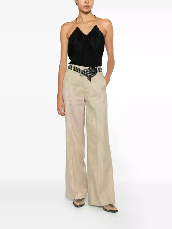 Zadig&Voltaire Pinstriped Wide-leg Trousers
