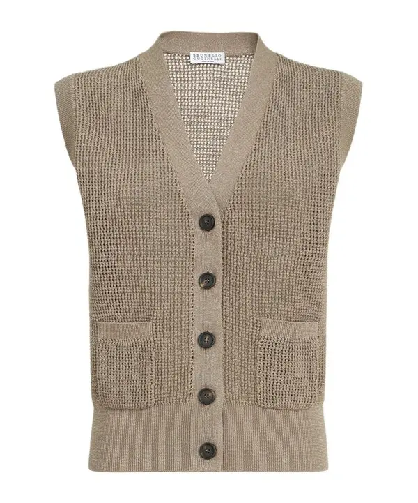Brunello Cucinelli V-neck Buttoned Vest